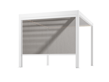 Retractable Pergola Privacy Screens | Sun & Bug Protection | PERGOLUX