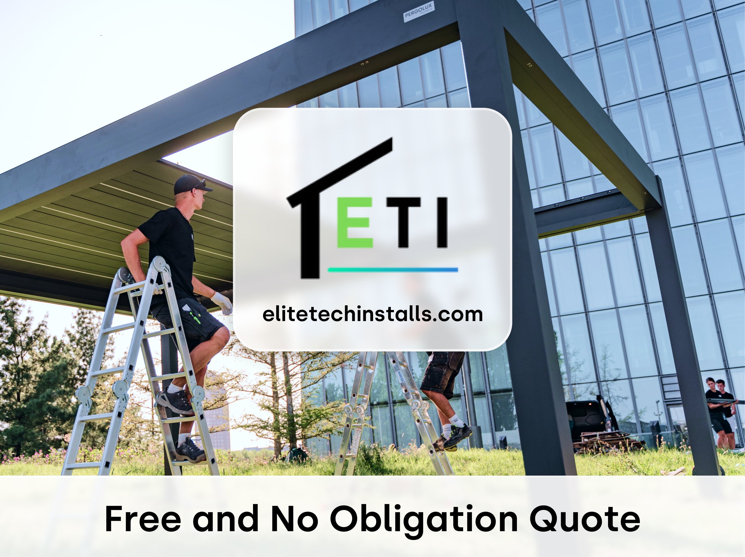 Pergola Installation Service: Free Installation | PERGOLUX