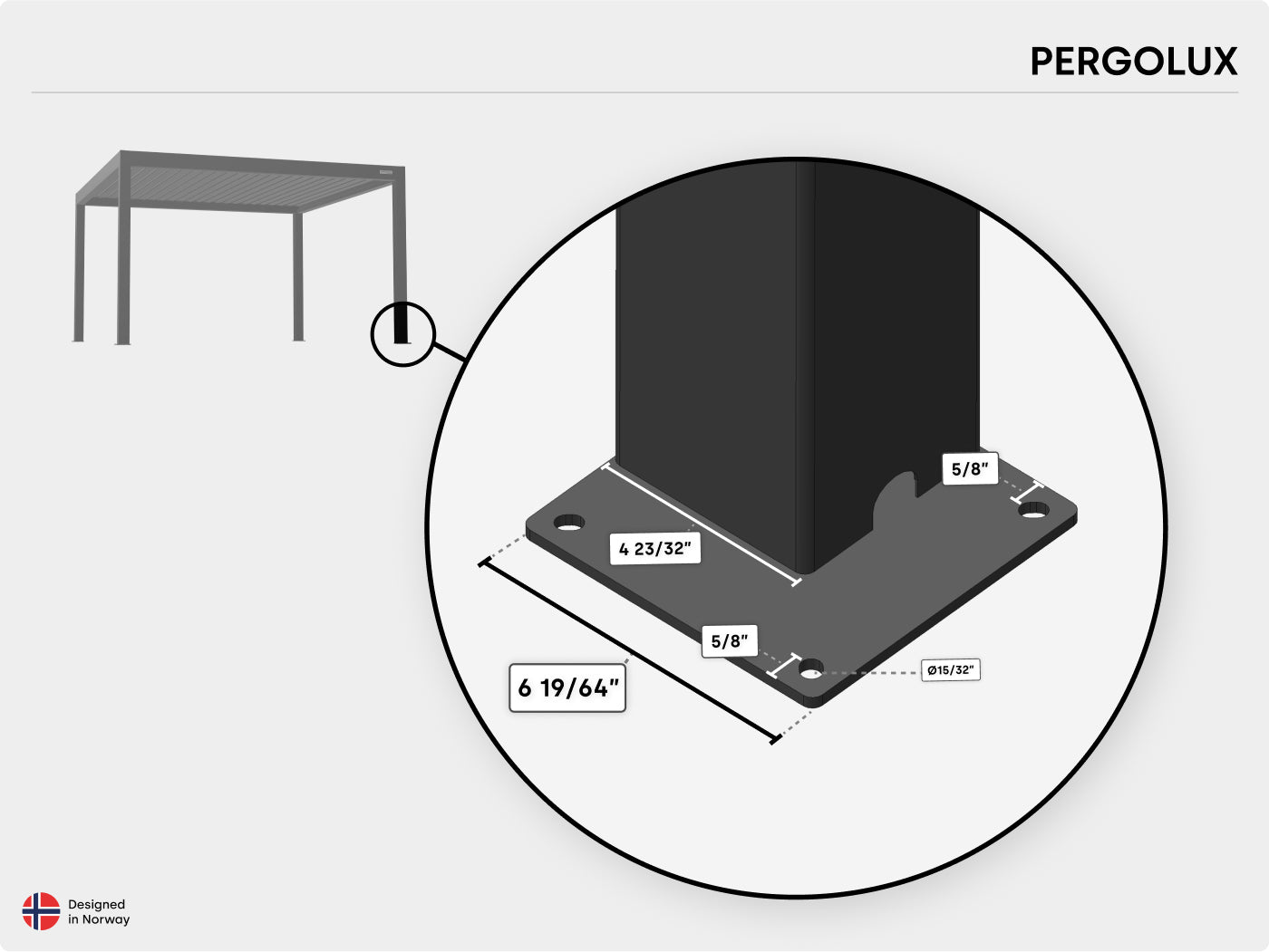 PERGOLUX Sundream S3: Pergola with Electric Roof ☀️